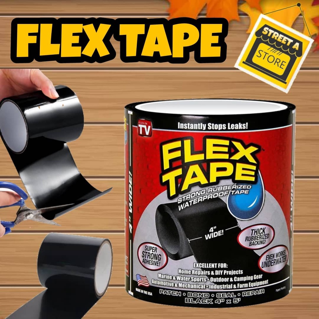 Original Flex Tape Flex Tape Seal Waterproof Seal Pangtapal ng bubong ...
