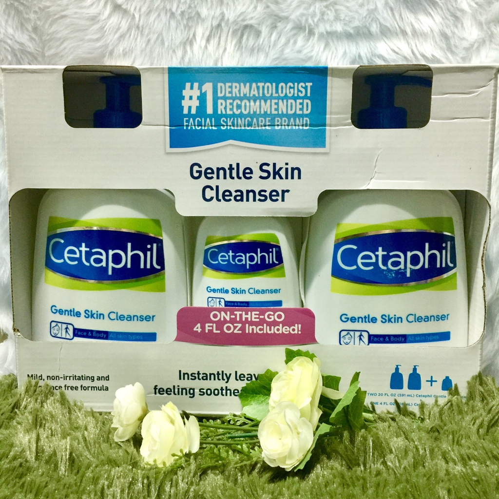 Cetaphil Gentle Skin Cleanser Cetaphil 3-pack | Shopee Philippines