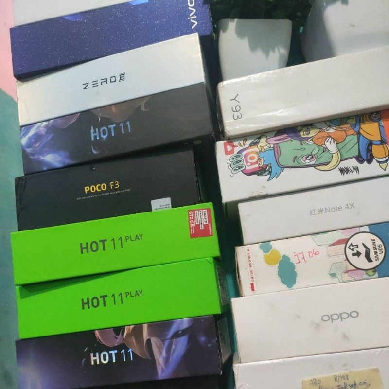 Infinix HOT 11 Cardboard Box 100% Original Carrying Case (Copot ...