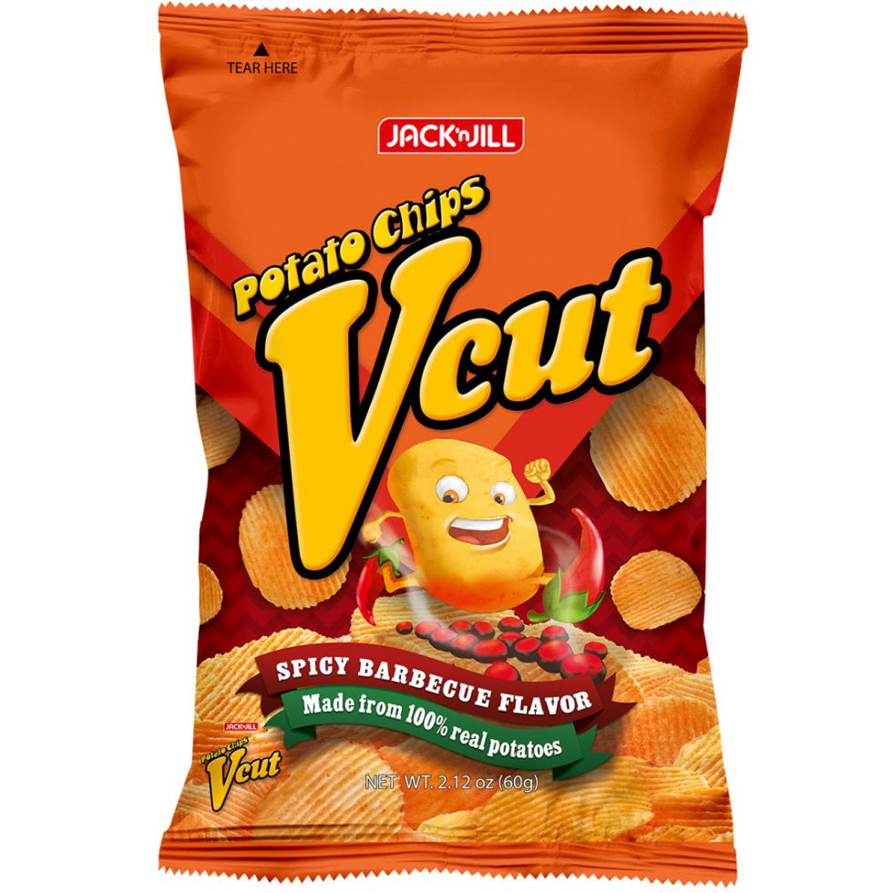 Jack N Jill V-cut Spicy Barbecue 60g | Shopee Philippines