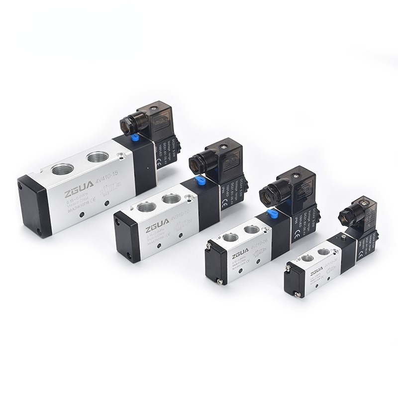 DC12V DC24V AC110V AC220V coil 4V210-08 1/4 five way two position port ...