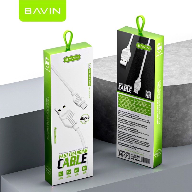 BAVIN CB161 2.4A Charging Cable Wire 1 Meter Data Cable for Micro /for ...