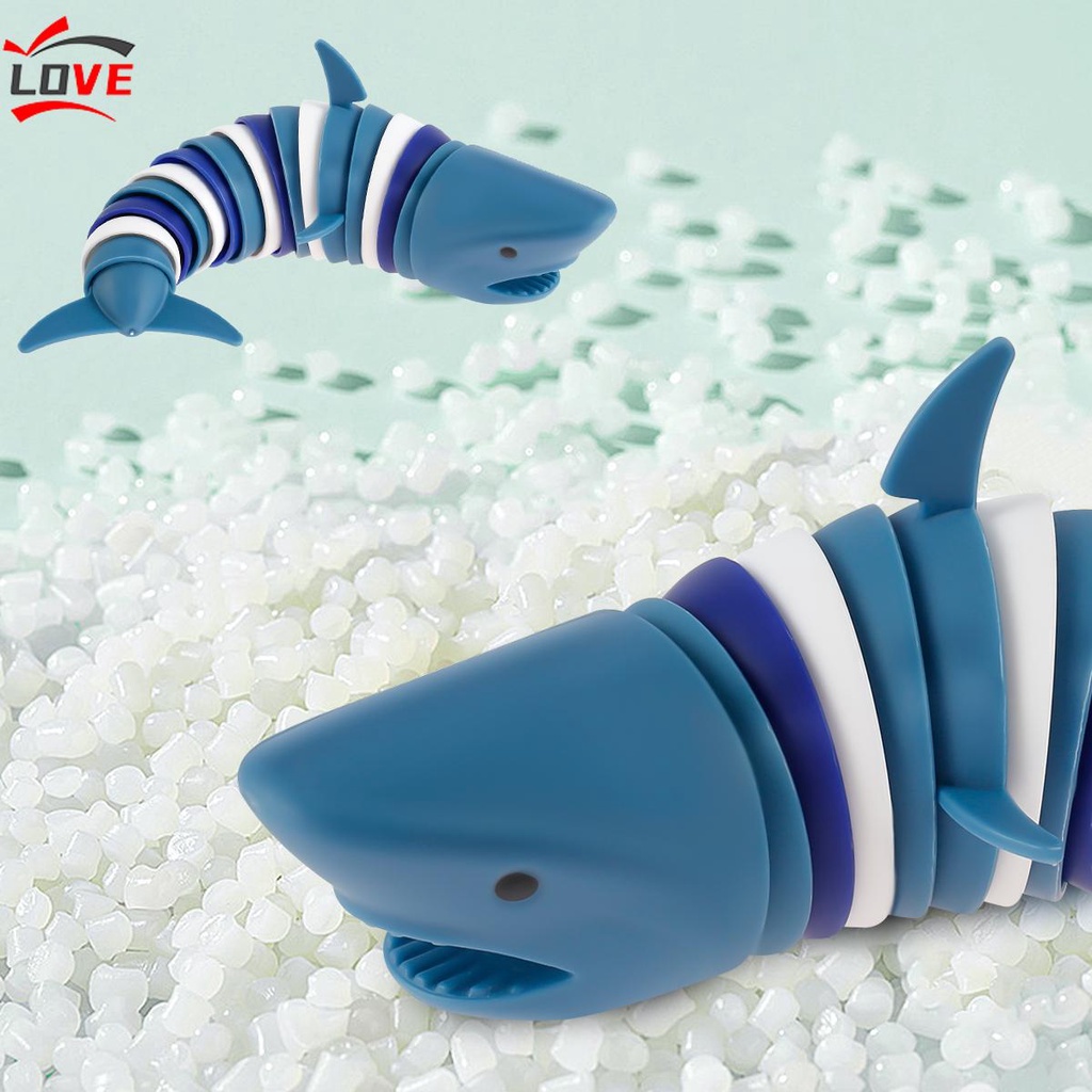 Shark Fidget Toy 3D Scanning Articulated Sensory Shark Fidget Toy ...