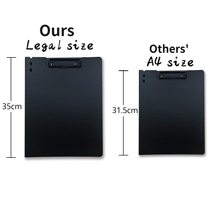 Clipboard With Cover Long File Folder Paper Organizers Document ...