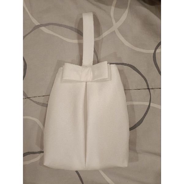 Elegant Bridal Pouch Bag Plain | Shopee Philippines