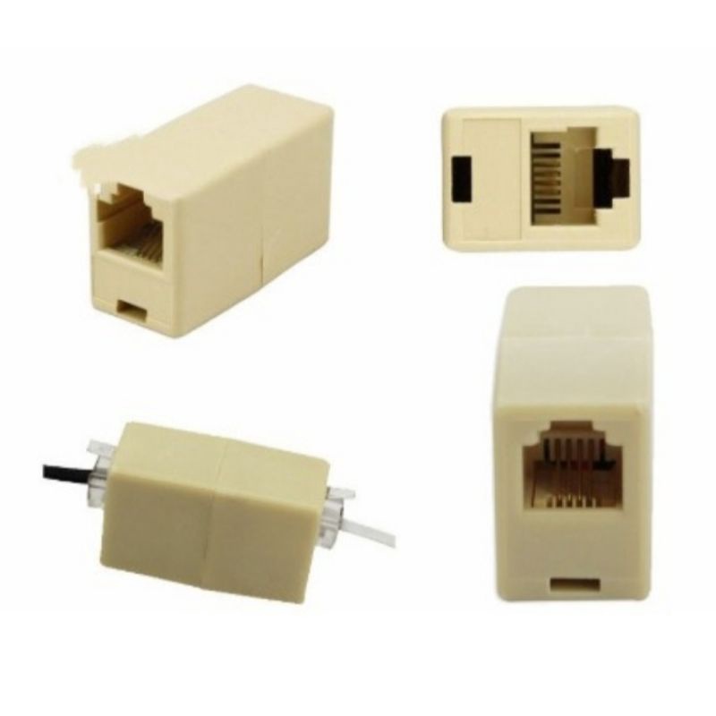 GF22013 5PCS RJ11 COUPLING RJ11 COUPLER | Shopee Philippines