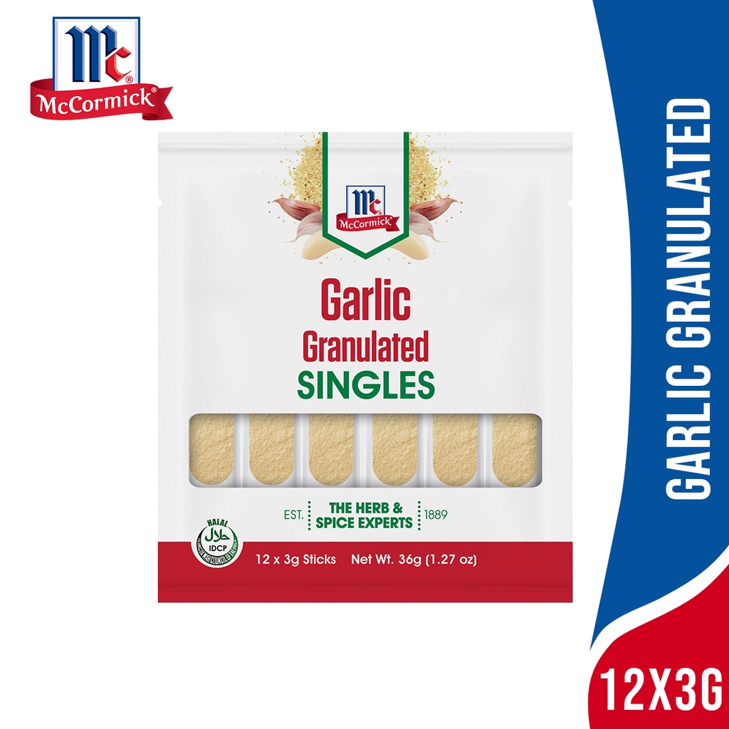 McCormick Garlic Powder/ Granulated 12x3g | Shopee Philippines