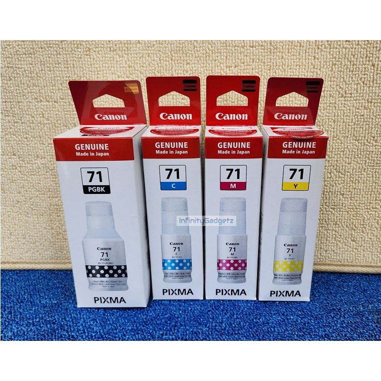 Genuine Canon Pixma GI-71 Ink (Set) for G1020 G2020 G3020 G3060 G4770 ...