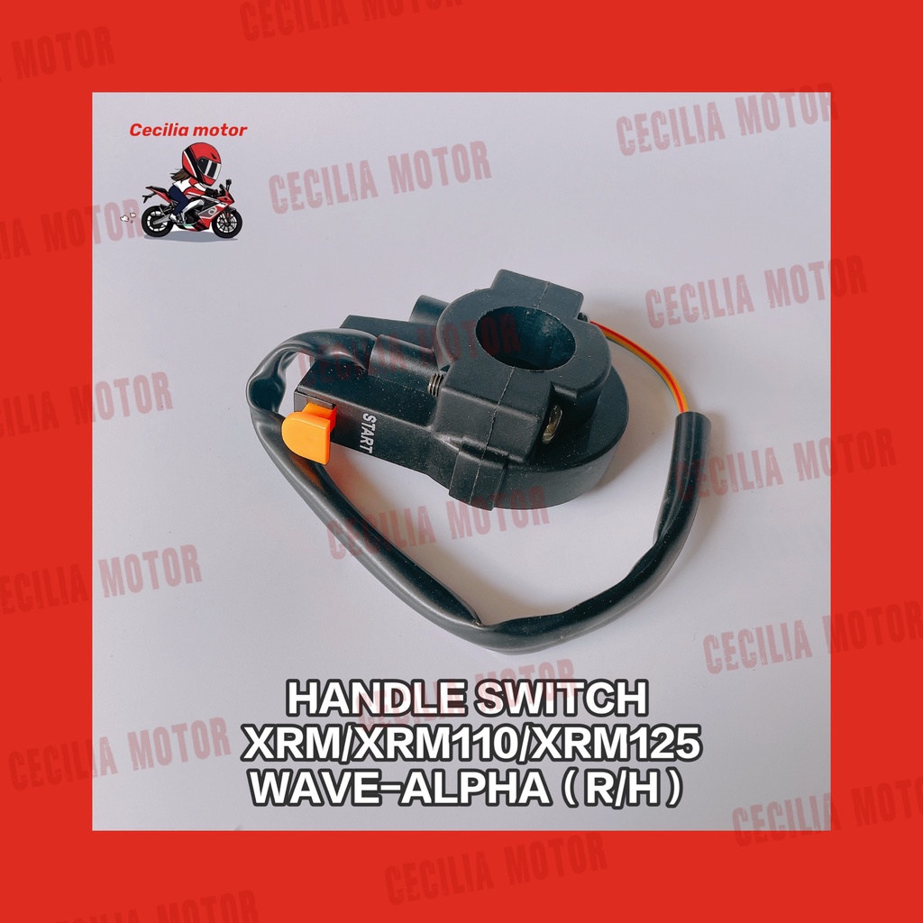MOTORCYCLE PARTS HANDLE SWITCH RH FOR XRM XRM110 XRM125 WAVE-ALPHA ...