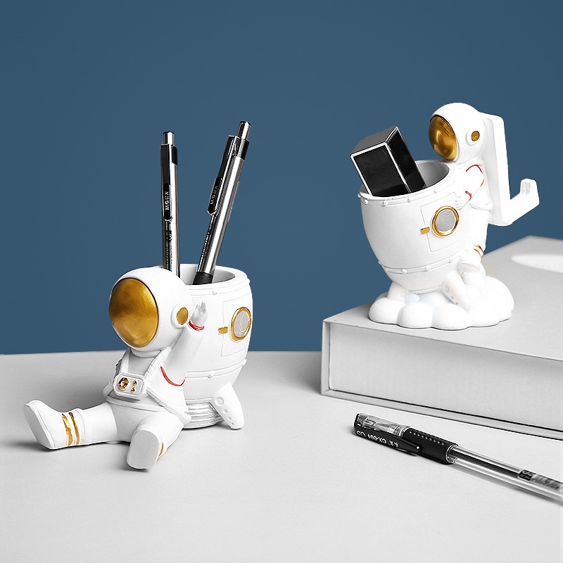 1 PC Desktop Pen Holder Mobile Phone Stand Container Office School ...
