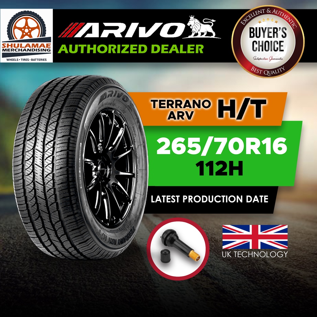 ARIVO 265/70 R16 112H H/T - TERRANO ARV H/T | Shopee Philippines
