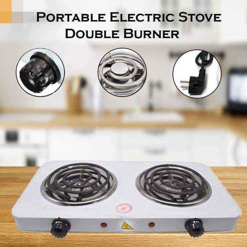 Portable Hot Plate Electric Single Cooking Stove 1000W double Burner ...