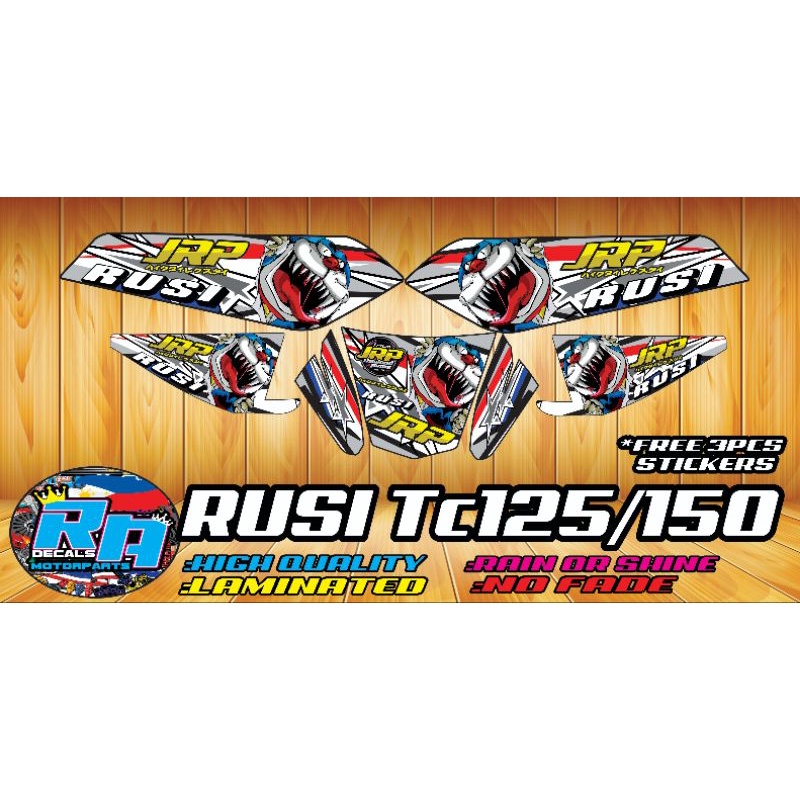 Rusi TC 125/150 Jrp Decals | Shopee Philippines