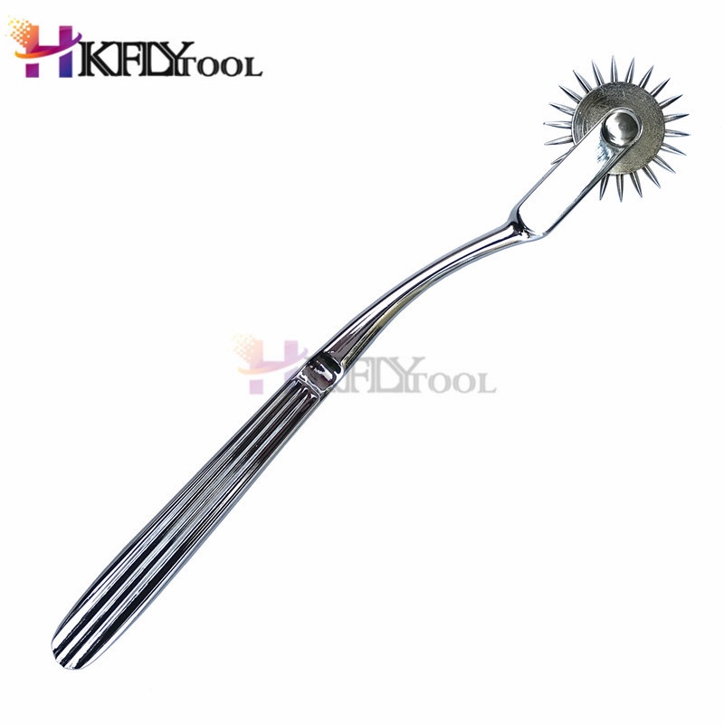 Medical Diagnostic Reflex Hammer Pin Wheel BDSM Gear Roller Rolling Wartenberg Wheel Pinwheel ...