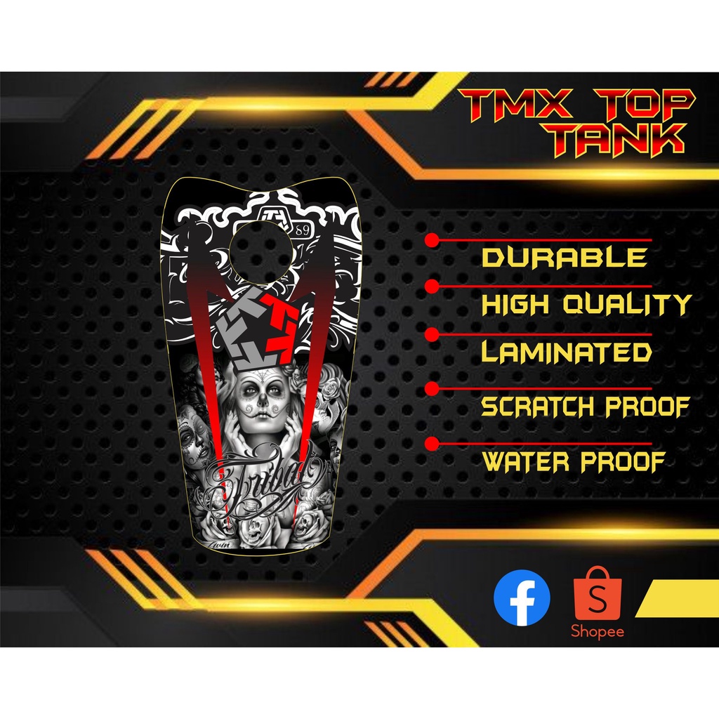 Honda TMX 155 Top Tank sticker decals Waterproof and scratchproof ...