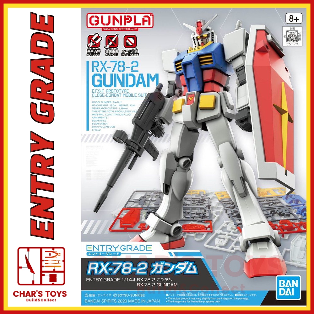 EG ENTRY GRADE RX-78-2 GUNDAM (60747) BANDAI MODEL KIT | Shopee Philippines