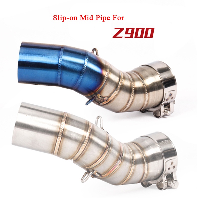 Slip-on Mid Pipe Link for Z900 Exhaust Middle Pipe Tube | Shopee ...
