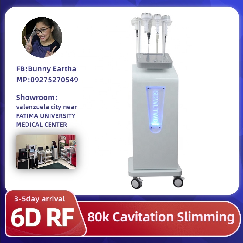 5in1 5D RF 80k Cavitation Slimming Multifunctional Liposuction Body ...
