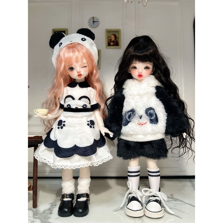 [Keep Warm Cute Panda Clothes] Ordinary 1/6 30cm bjd Doll Clothes 1 ...