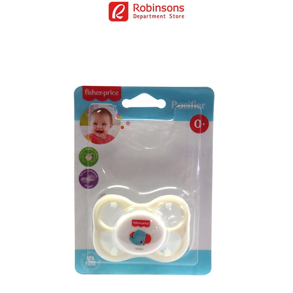Fisher Price Pacifier w/Silicone Baglet size 2 Elephant | Shopee ...