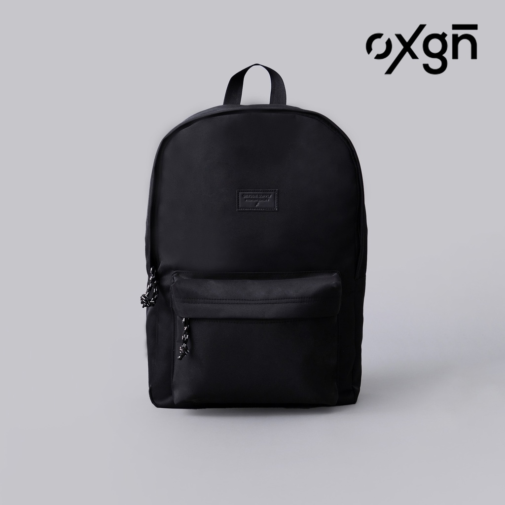 OXGN Regular Backpack For Men And Women (Black/Midnight Navy) | Shopee ...
