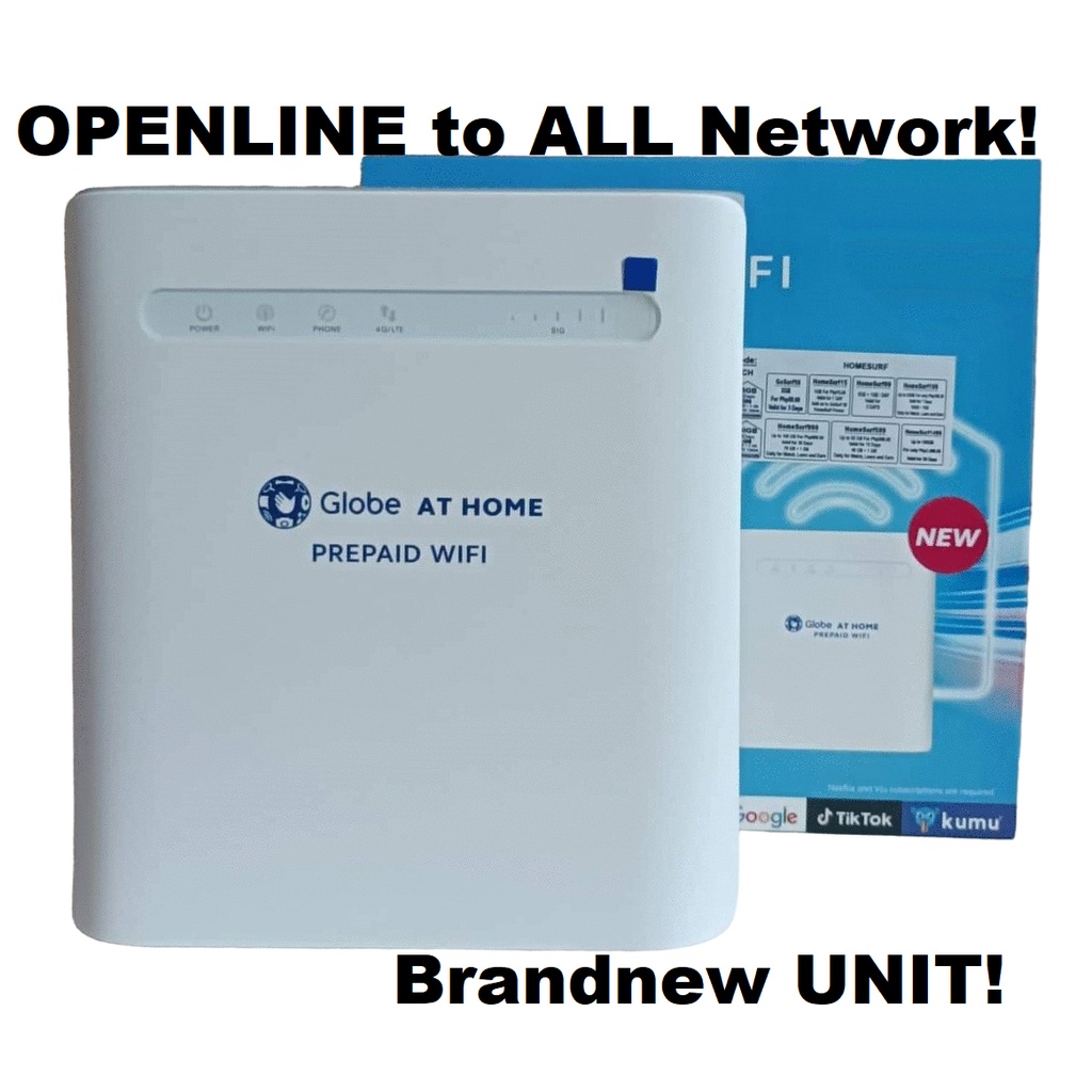 OPENLINE Globe at Home Prepaid WiFi LTE-Advanced CAT7 [ZTE MF286RA ...
