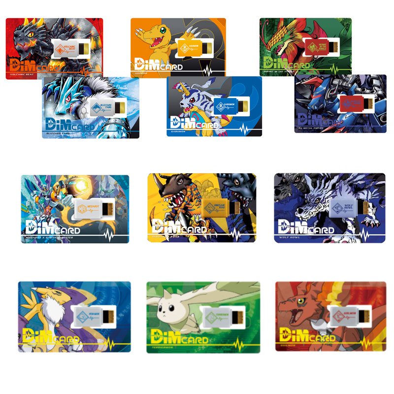 Digimon Adventure ESPIMON RYUDAMON DINOSALIR ROAR WOLF HOWL Medarot ...