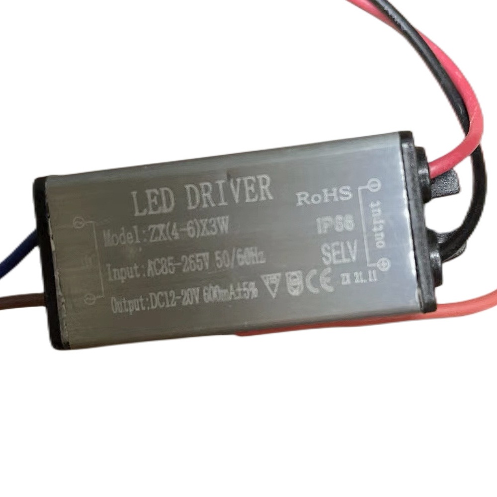 Waterproof LED Driver 4-6 X3W 600mA 8-12 X2W 600mA Constant Current for ...