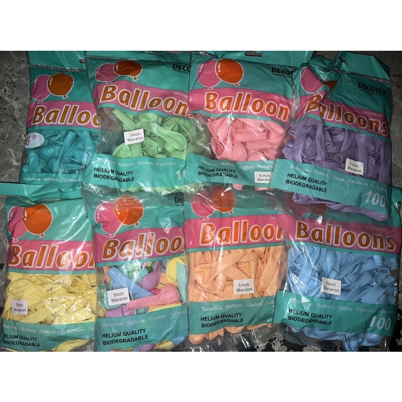 Size5 Pastel Balloons (100pcs Pack) | Shopee Philippines