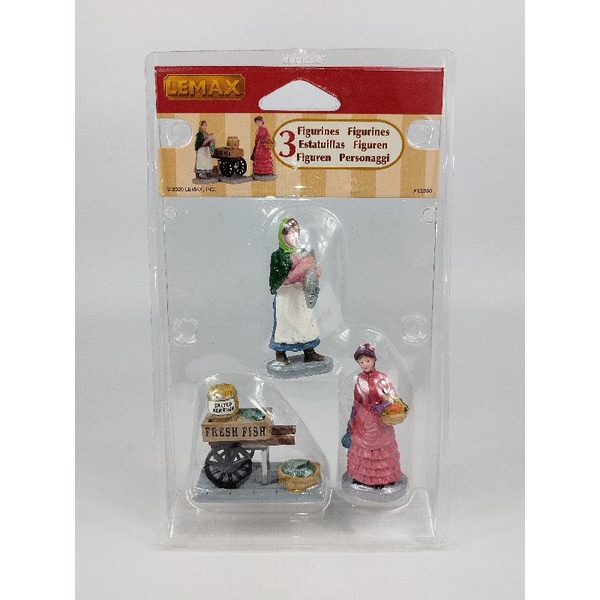 LEMAX Village Collection"Fresh Fish For Sale"Set of 3 | Shopee Philippines
