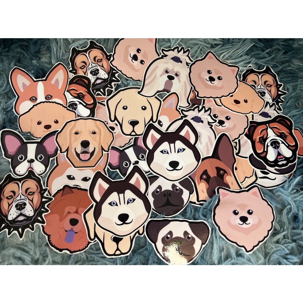 Dog Cute Sticker | Pet Sticker | Vinyl High Quality Sticker Good for ...