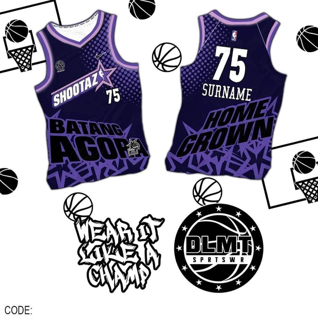 SHOOTAZ CODE DLMT224 FULL SUBLIMATION JERSEY (FREE CHANGE TEAMNAME ...