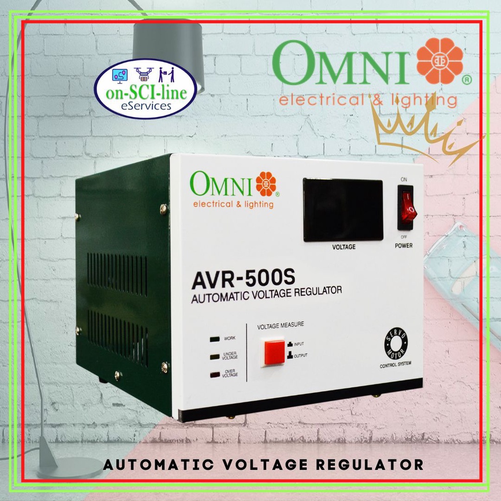 OMNI Automatic Voltage Regulator AVR Servo Motor | Shopee Philippines