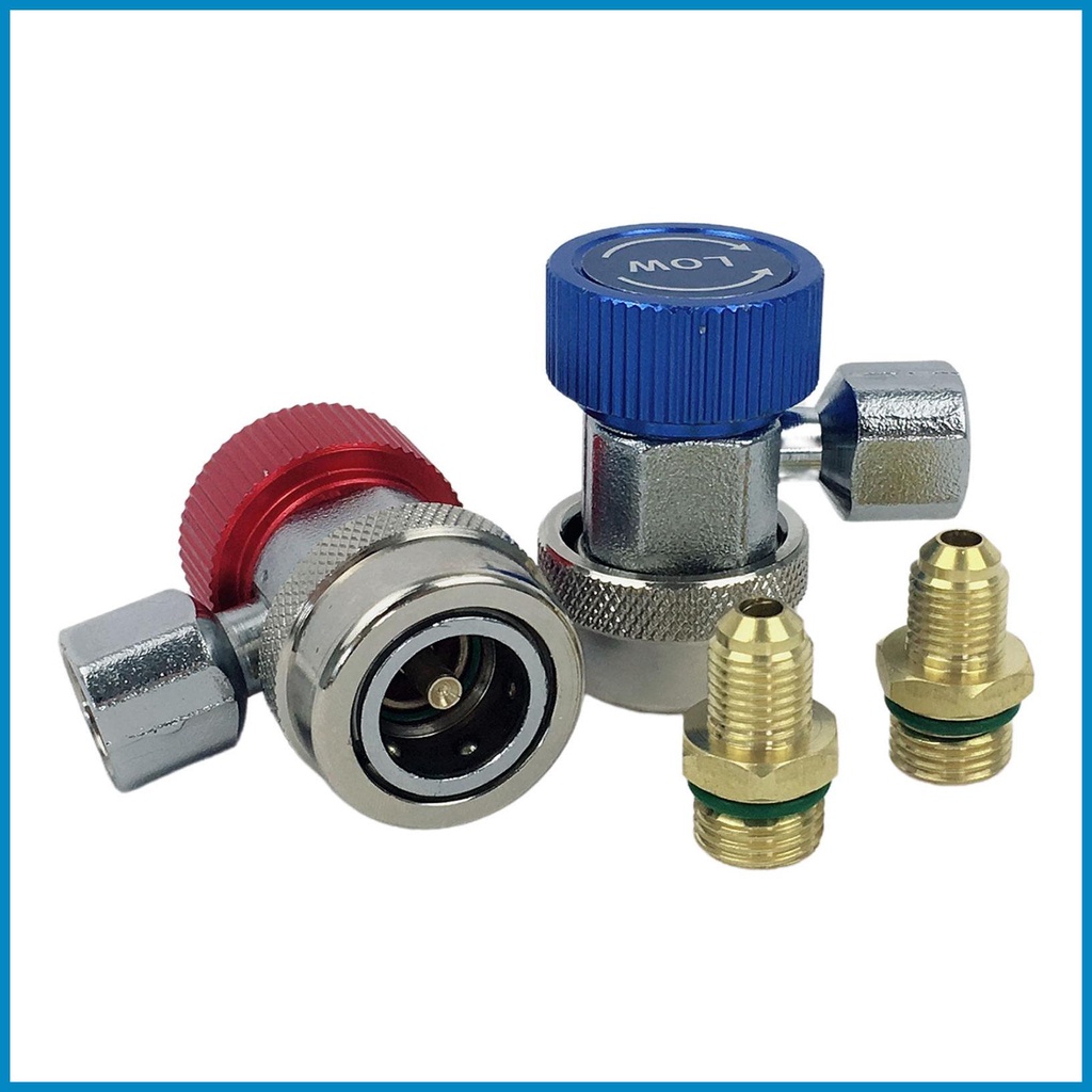 R134a Quick Coupler Adapters Adjustable Auto A/C Refrigerant R134a ...