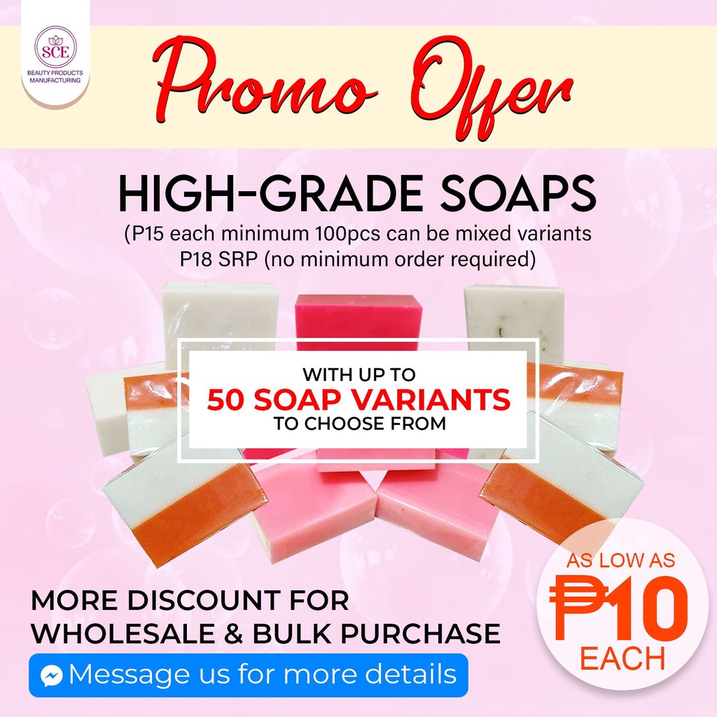 sce PROMO SOAP / Round Whitening Soap PROMO - open for rebranding ...