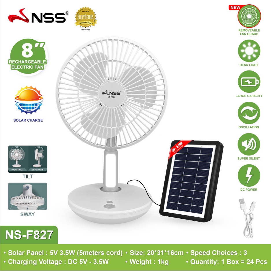 NSS SOLAR FAN with Solar Panel 16 NSS SOLAR FAN with Solar Panel 16