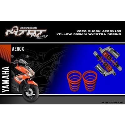 VOPO SHOCK AEROX155 RED 305MM with extra spring | Shopee Philippines