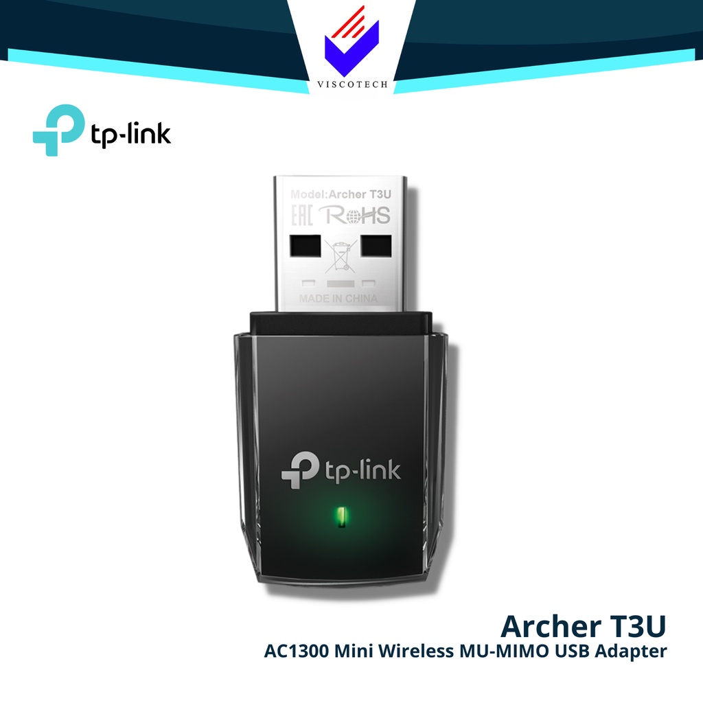 TP-Link ARCHER T3U AC1300 Mini Wireless Mu-Mimo USB Adapter | Shopee ...