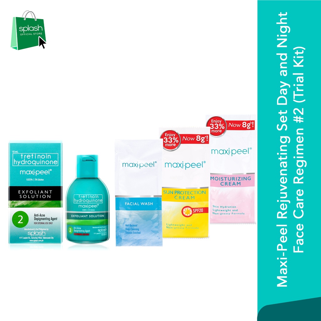 Maxi-Peel Rejuvenating Set No. 2 Anti-Acne Pimple Remover Brightening ...