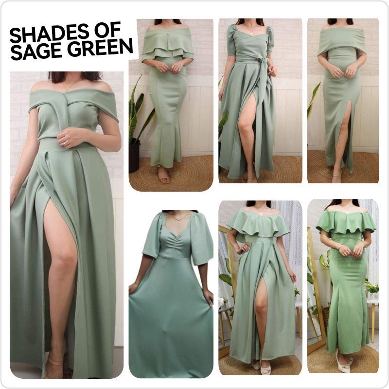 Sage Green Dresses for Small to Plus Sizes Women All Occassions Party ...