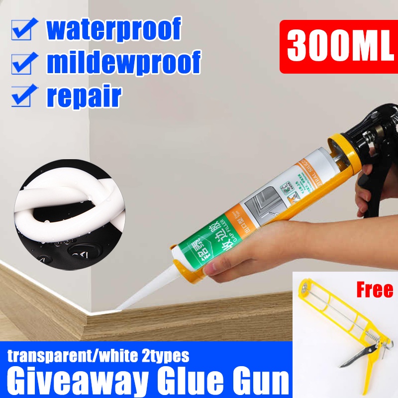 Glass Silicone Sealant Waterproof 300ml For Window | Shopee Philippines