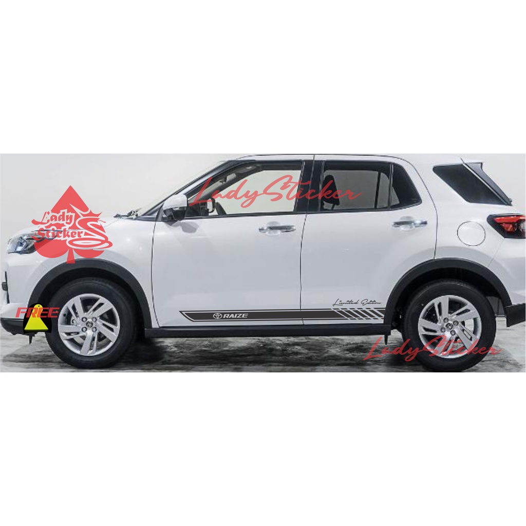 Toyota RAIZE Car STICKER STRIPING STICKER Car STICKER RAIZE | Shopee ...