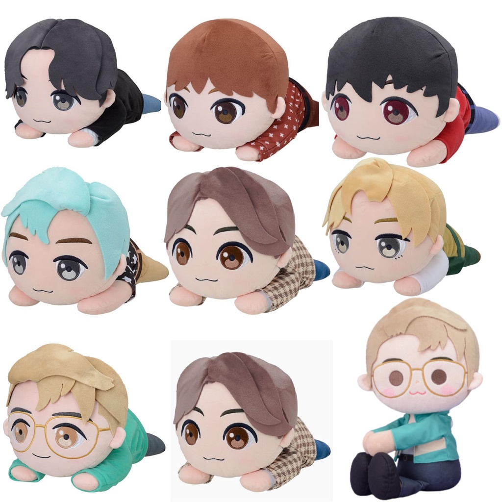 BTS TinyTAN Lying Down Sticking Connect Dynamite Sticky Nesoberi XL Large Plush DollJapan ...