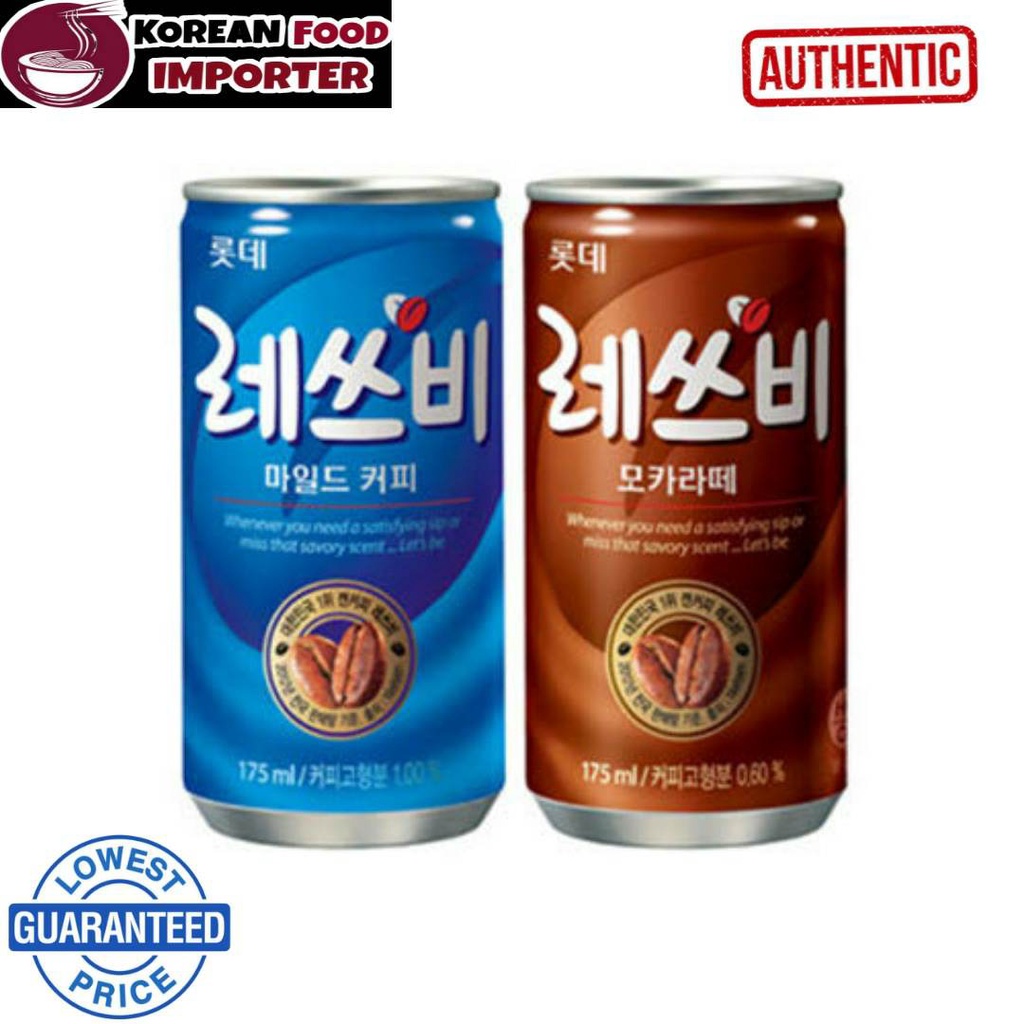 lotte Lets Be Coffee Original/Mocha 175 ml korean authentic products ...