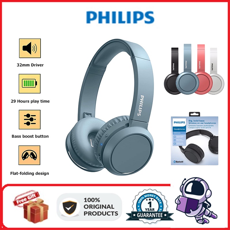 Philips H4105/H4205 Wired/Wireless Bluetooth Headset Comfortable ...