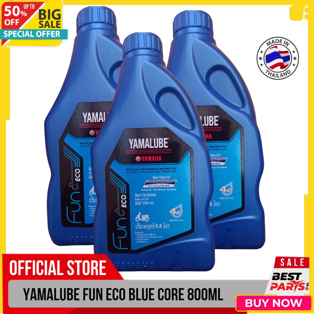YAMALUBE BLUE CORE ECO Oil 4T SAE 10W-40 (Semi Synthetic) Made in ...