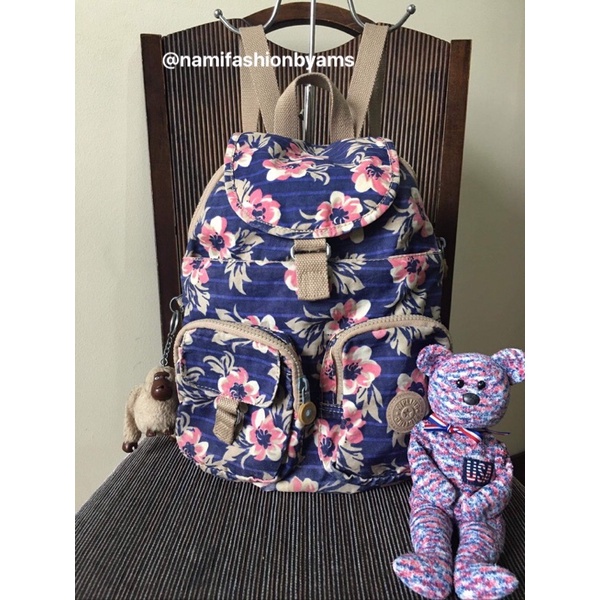 Kipling floral backpack small | Shopee Philippines