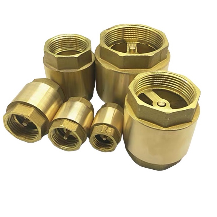 Brass Copper Swing valve ,check valve Thread Spring Vertical Pump ...