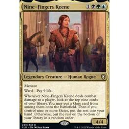 Nine-Fingers Keene Rare Commander Legends: Battle for Baldur's Gate ...