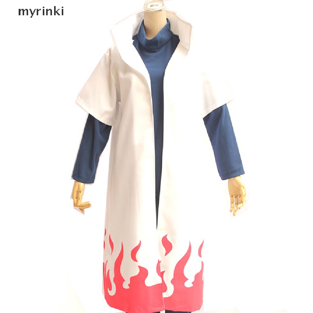 myrinki Anime Naruto Cosplay Cloaks Hokage Namikaze Minato Uniform ...